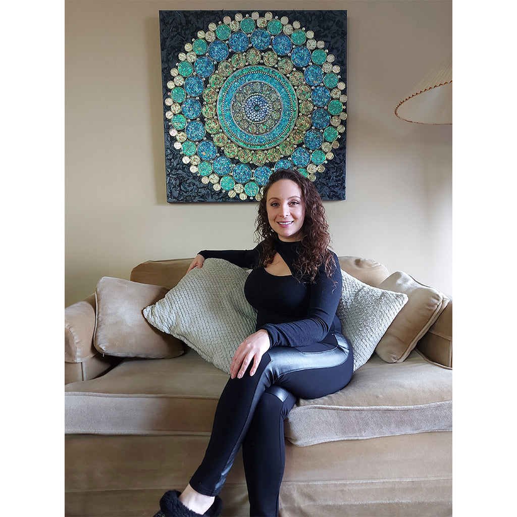 Happy Art Owner by artist Jasmine Virginia