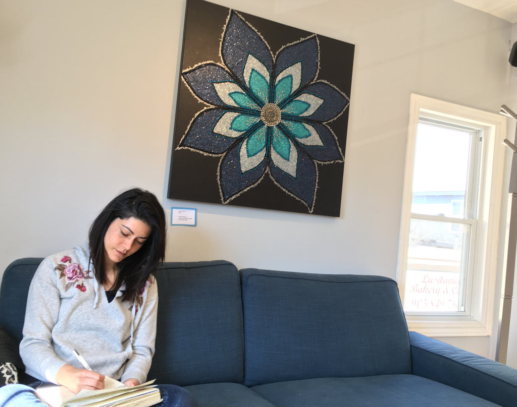 Journaling...by artist Jasmine Virginia
